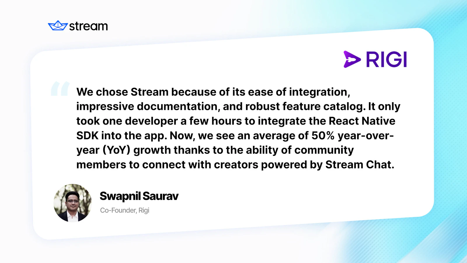 Rigi Sees 50% YoY Growth After Integrating Stream Chat