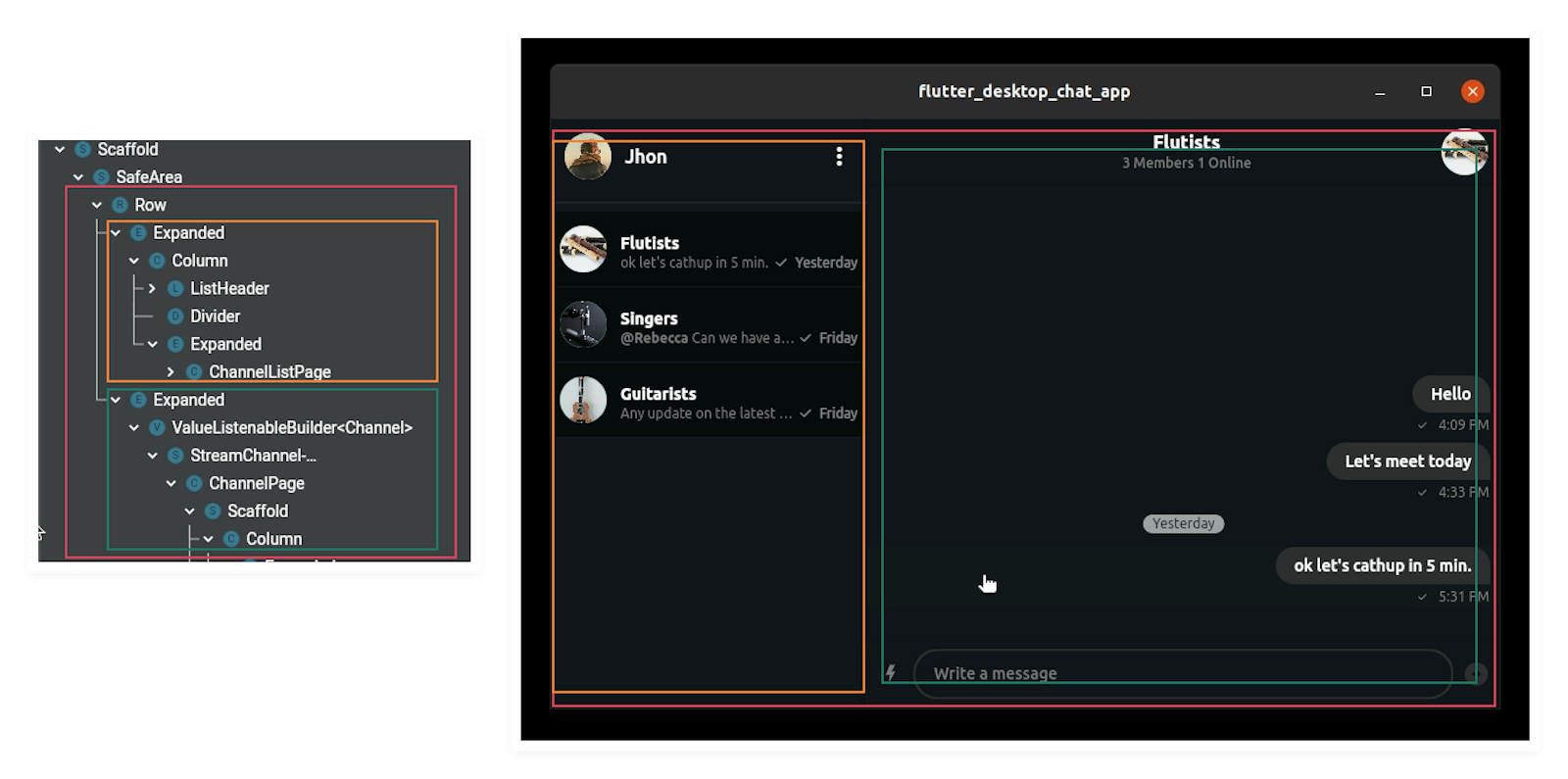 Building a Responsive Desktop Chat with Flutter