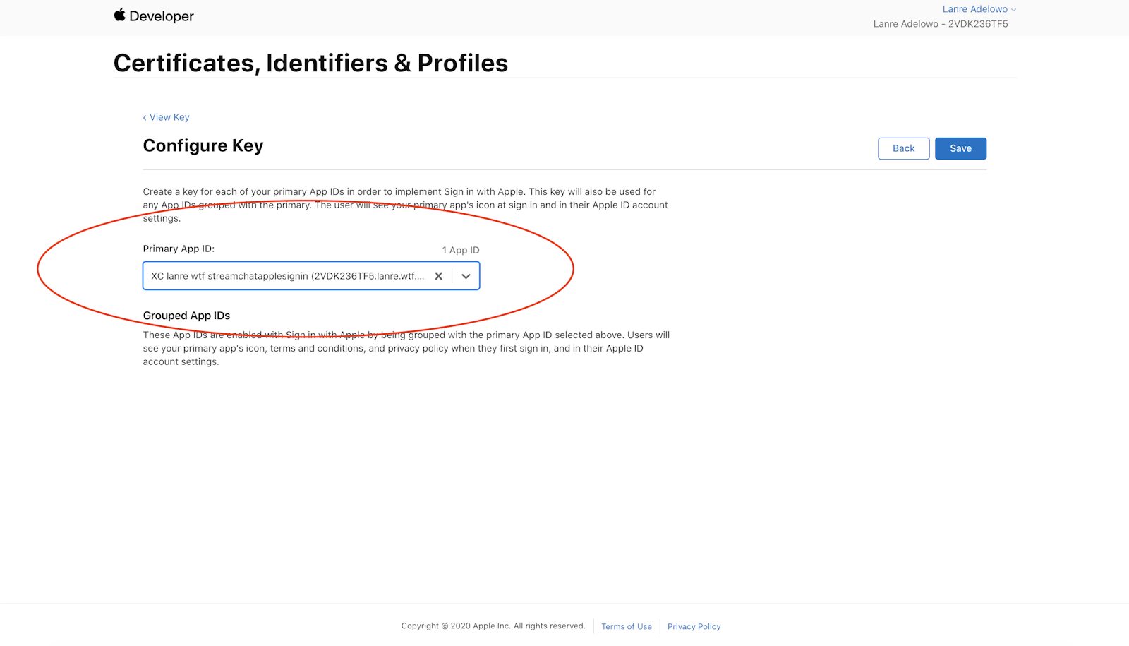 Implement "Sign in with Apple" on React Native iOS Chat App